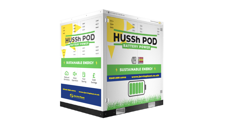 HUSSh POD 30/45 | Silent Battery Power Unit | Jarvie Plant Hire