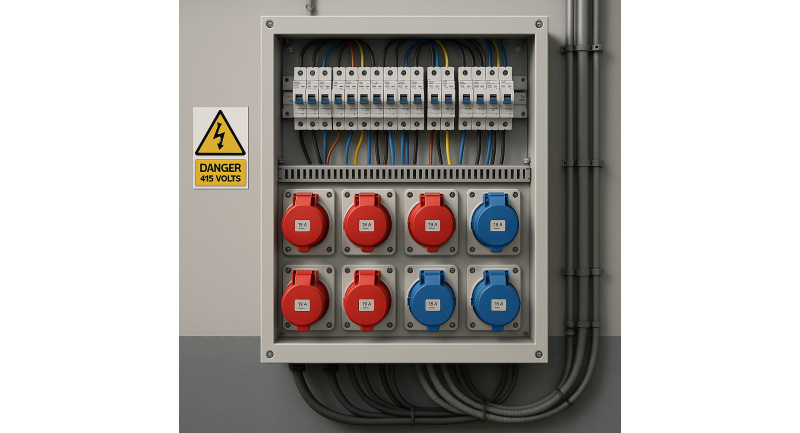 Large Socketed Distribution Board | High-Capacity Site Power | Jarvie ...